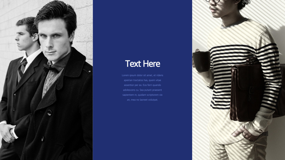 Men's Fashion Keynote Templates|Business