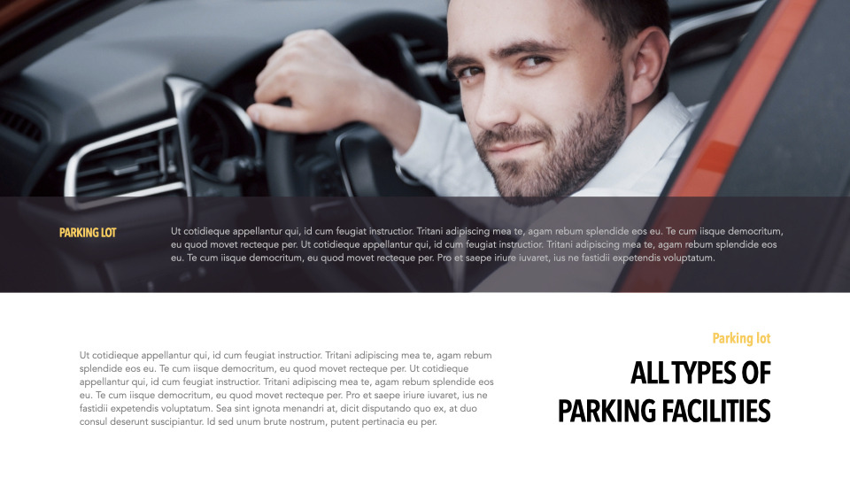Parking Lot Keynote Templates for Creatives|Construction