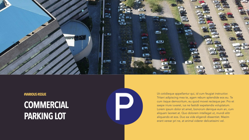 Parking Lot Keynote Templates for Creatives|Construction