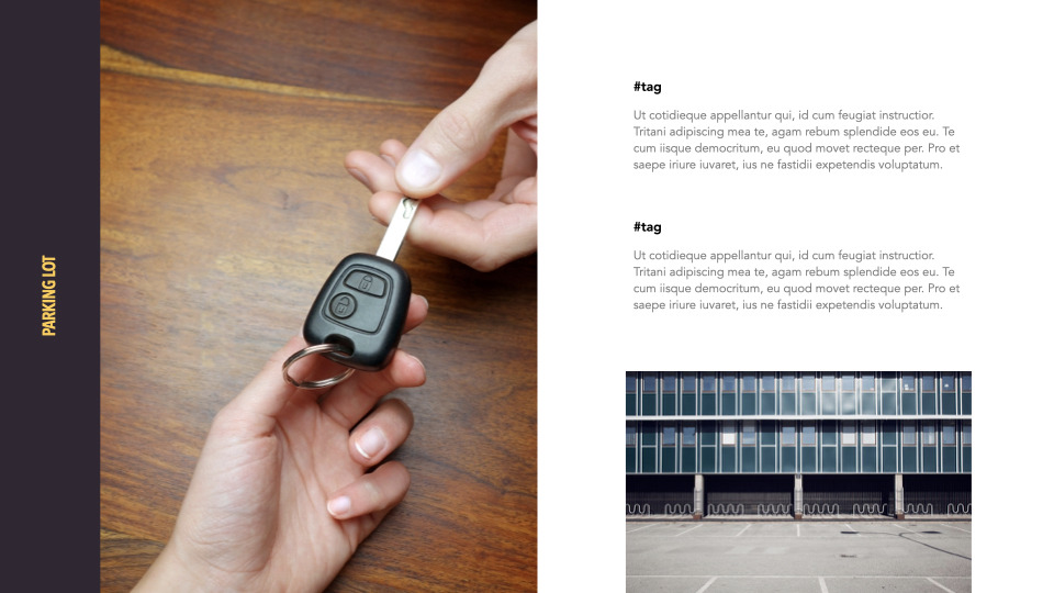 Parking Lot Keynote Templates for Creatives|Construction