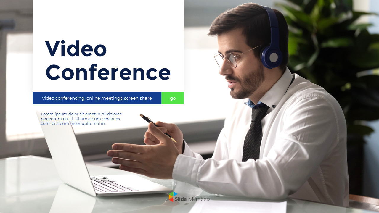 Video Conference Service Powerpoint Presentation Video