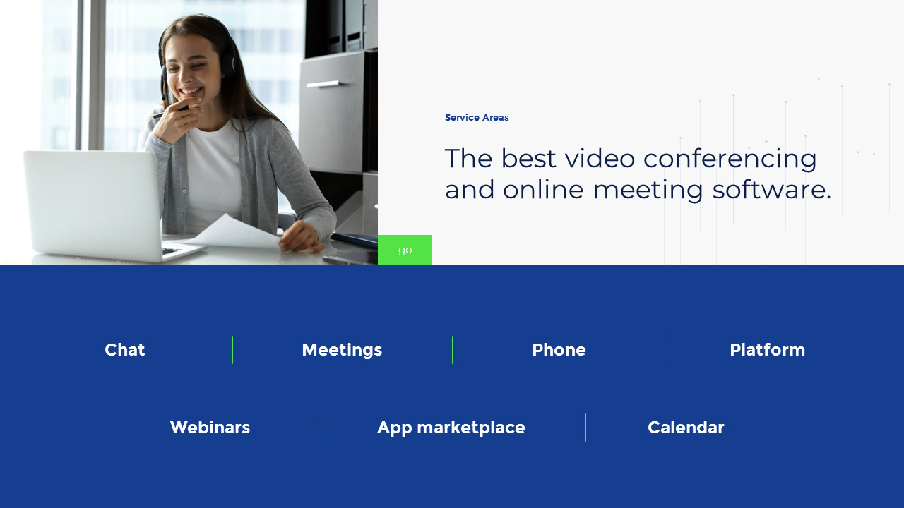 Video Conference Service Powerpoint Presentation Video