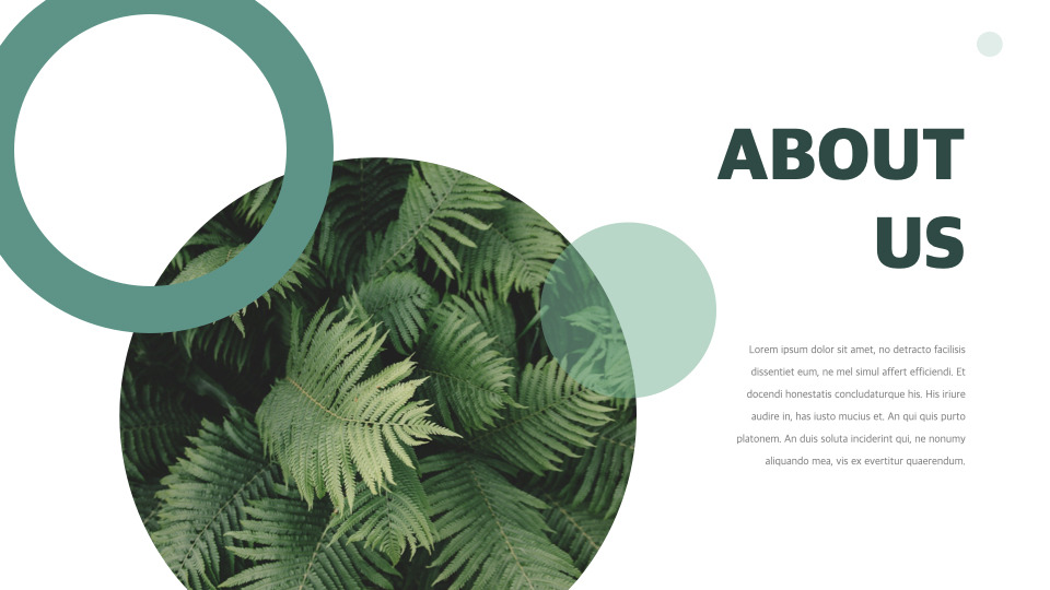 Green Leaves keynote presentation templates free|Lifestyle