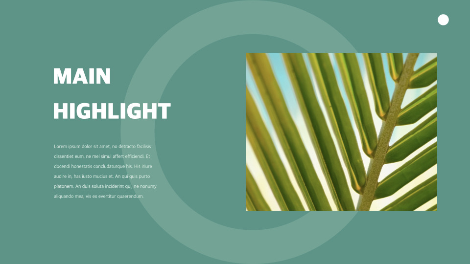 Green Leaves keynote presentation templates free|Lifestyle