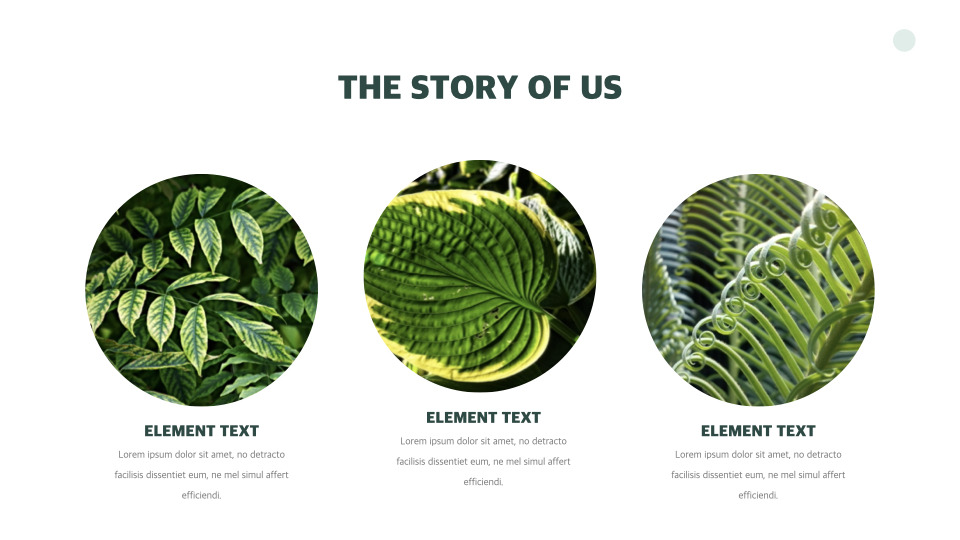 Green Leaves keynote presentation templates free|Lifestyle