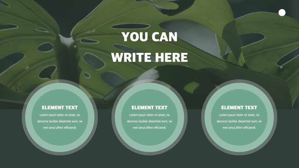 Green Leaves keynote presentation templates free|Lifestyle