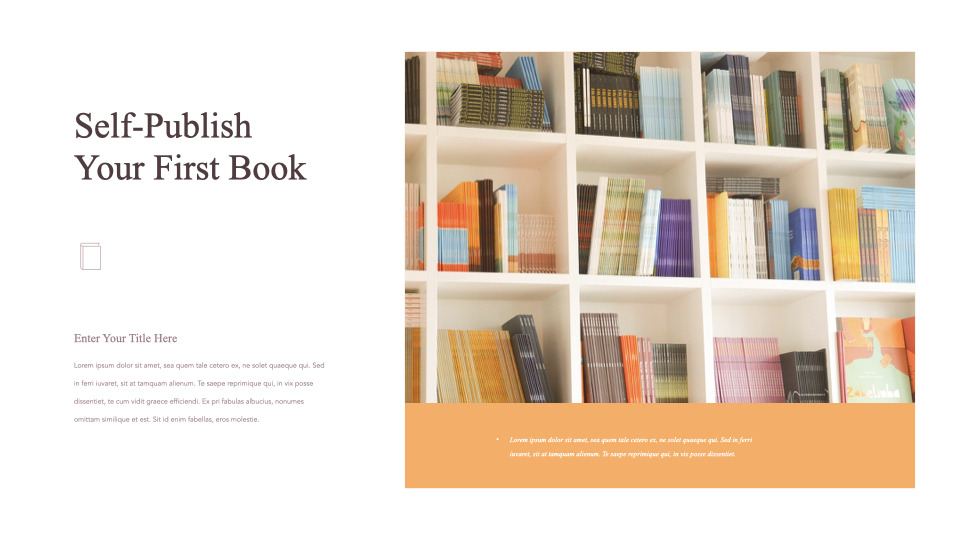 Self-Publishing Keynote Examples|Lifestyle