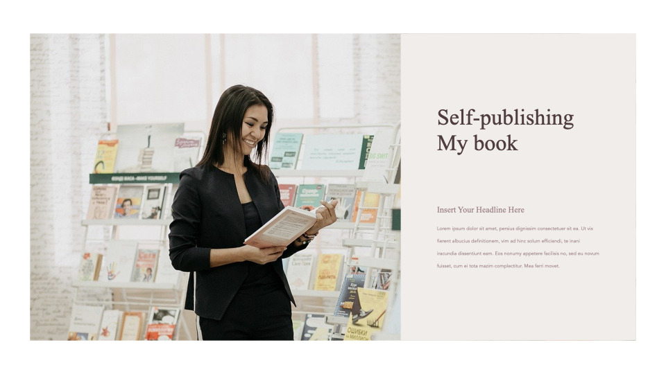 Self-Publishing Keynote Examples|Lifestyle