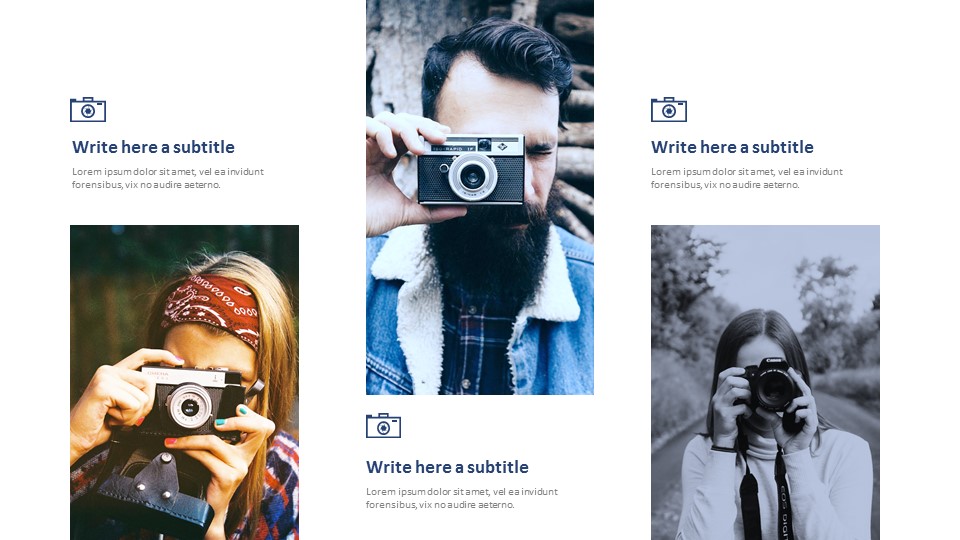 Camera Simple Presentation Google Slides Template|IT