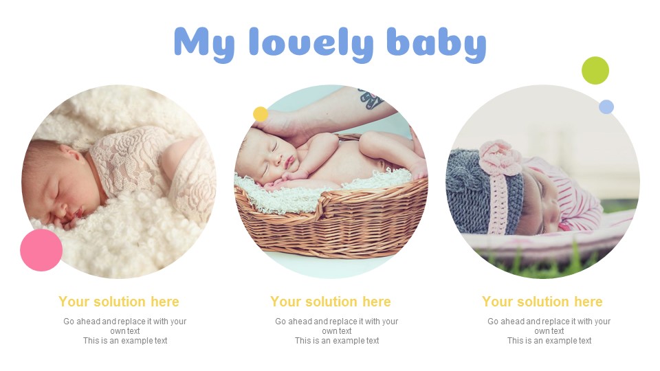 Lovely Baby Simple Google Slides Templates|Kids