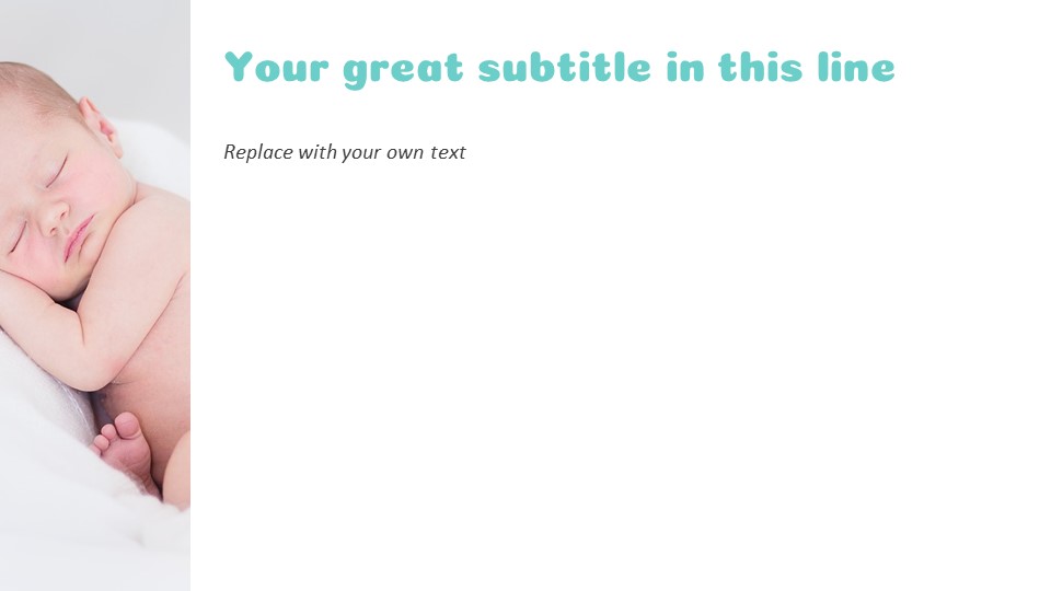 Lovely Baby Simple Google Slides Templates|Kids