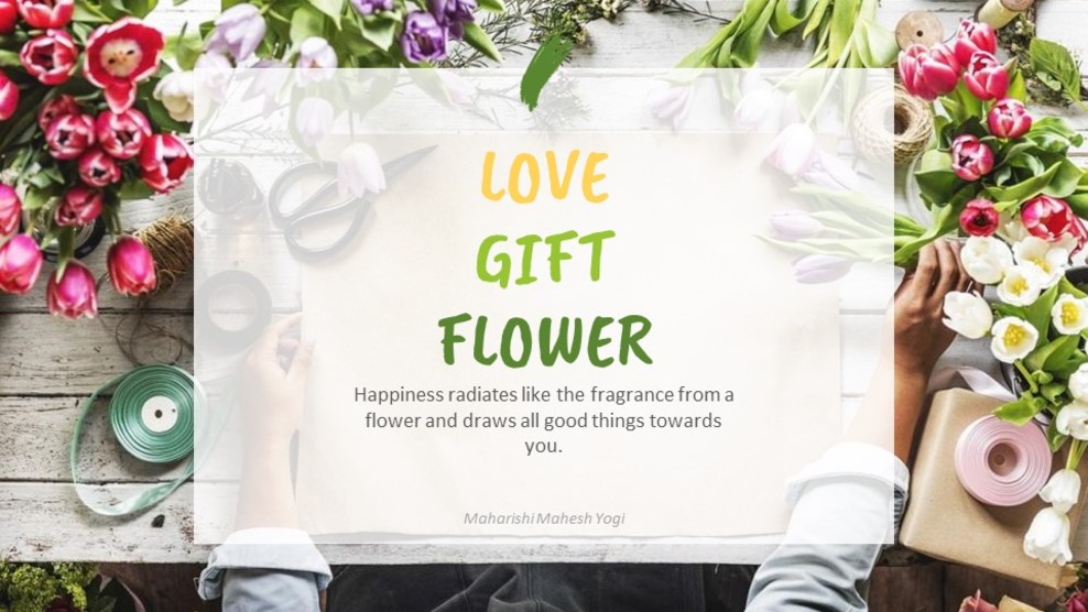 Free Loving Flower - Easy Slides Design|Google