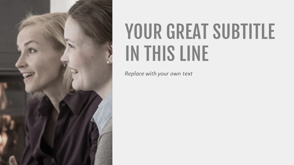 Free Simple Meeting - google slides template download