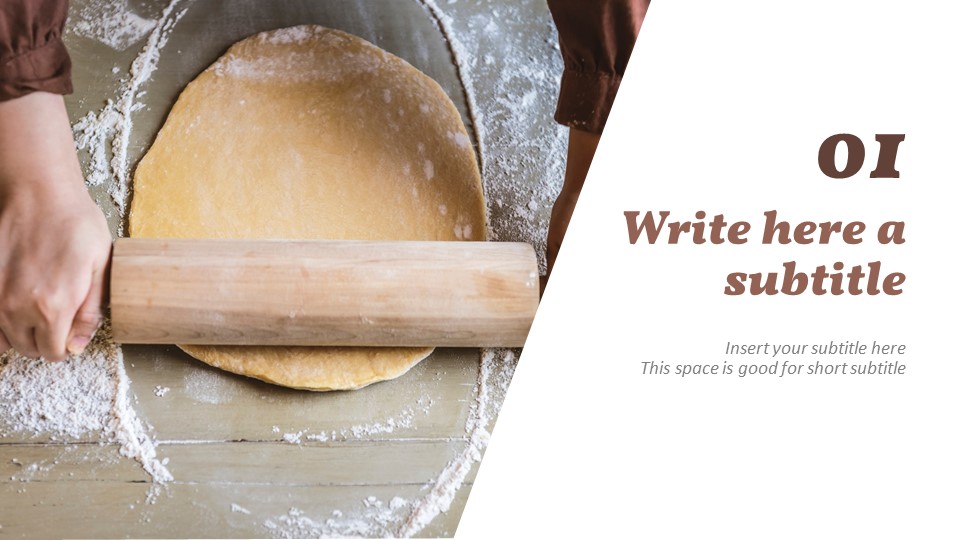 Pastry Chef Simple Slides Design