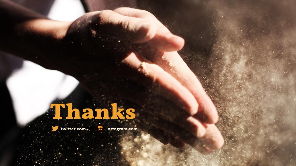 Pastry Chef Simple Slides Design