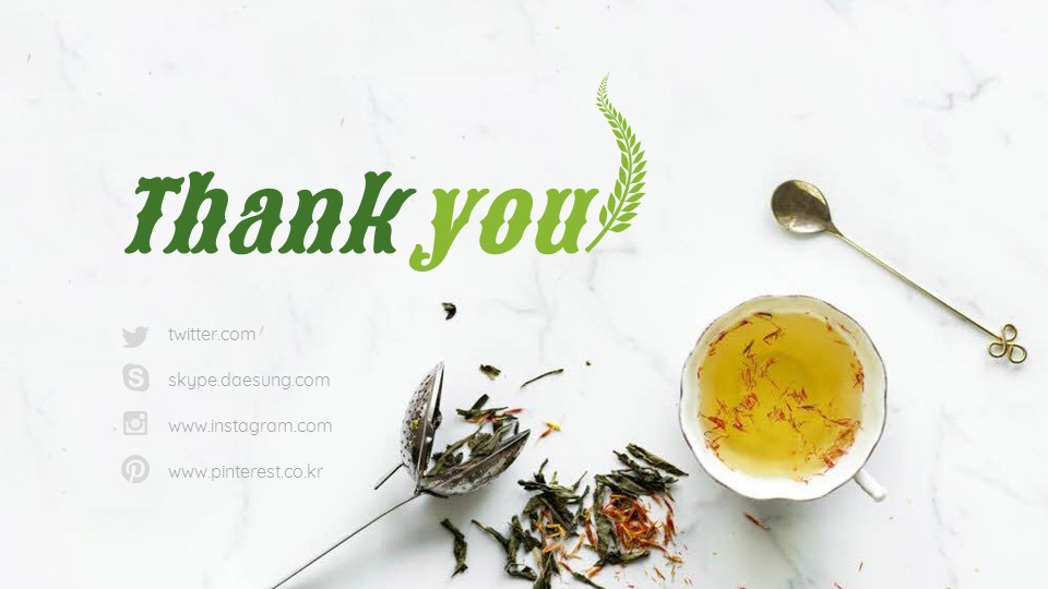 Free Simple Google Slides - Herbal Tea