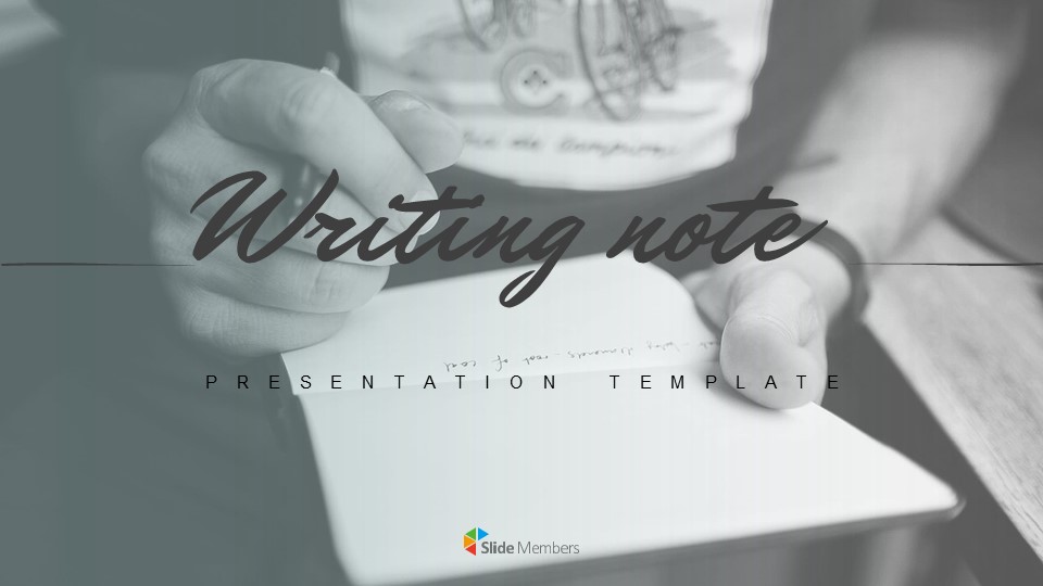 Writing Note Easy Google Slides