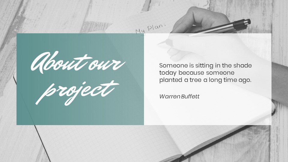 Writing Note Easy Google Slides