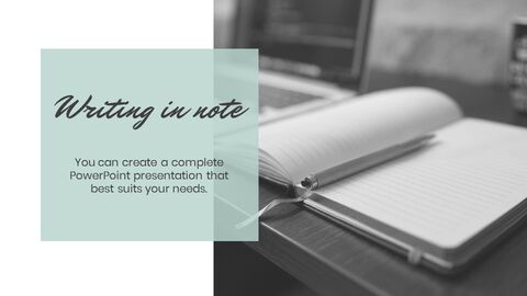 Writing Note Easy Google Slides