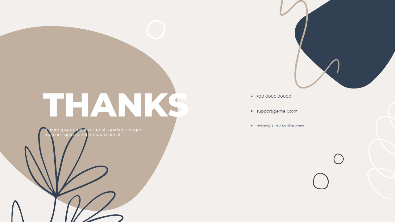 Abstract Style Pitch Deck Simple PowerPoint Design|Templates
