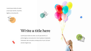 Childrens Day slide template|Education|PPT