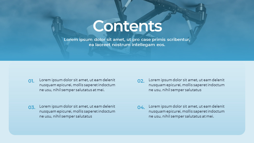 Drone Business PowerPoint Templates|Informatique/Commerce