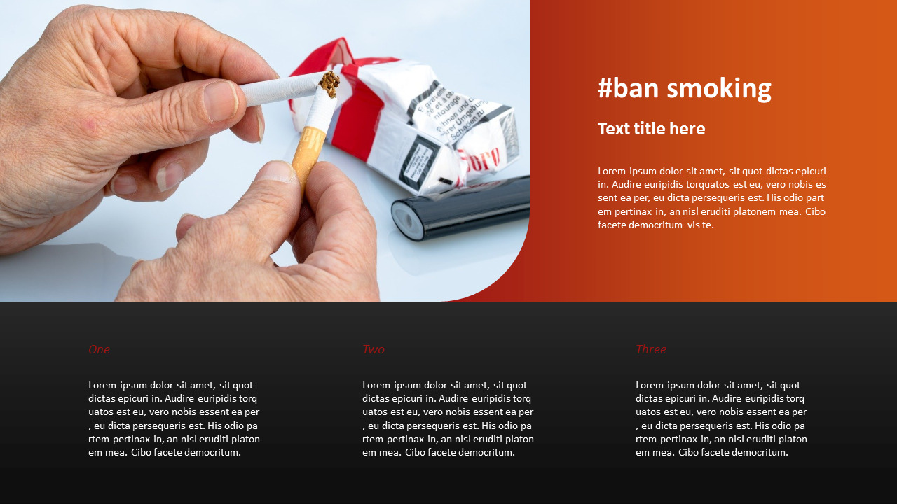 No Smoking ppt ppt|Lifestyle|Templates