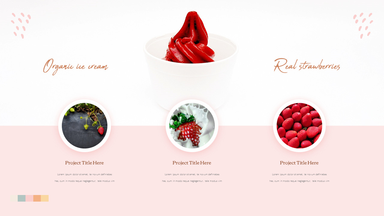 Organic Ice Cream PPT Presentation Samples|Business|Templates