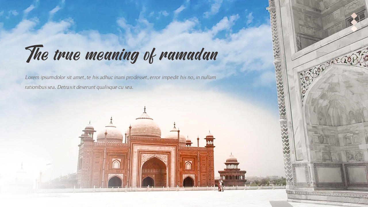 The Month of Ramadan PPT Templates Design|Lifestyle