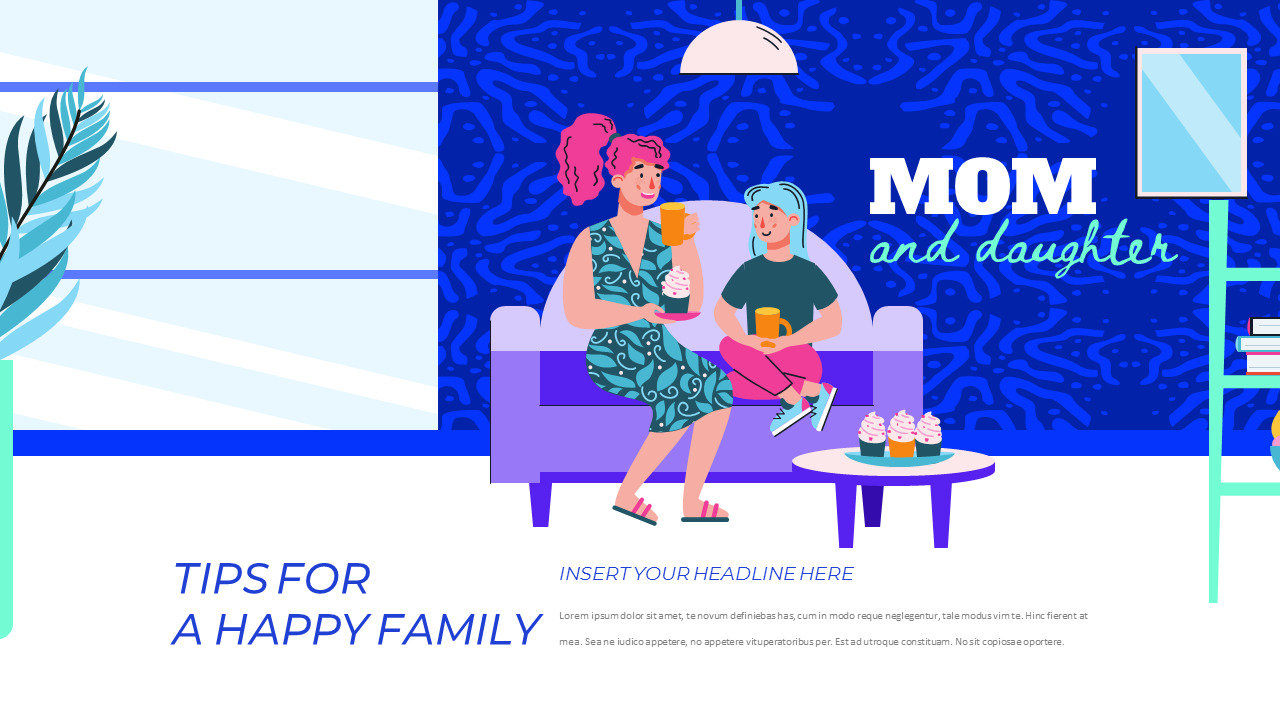 Have a Happy Family Google Slides Presentation