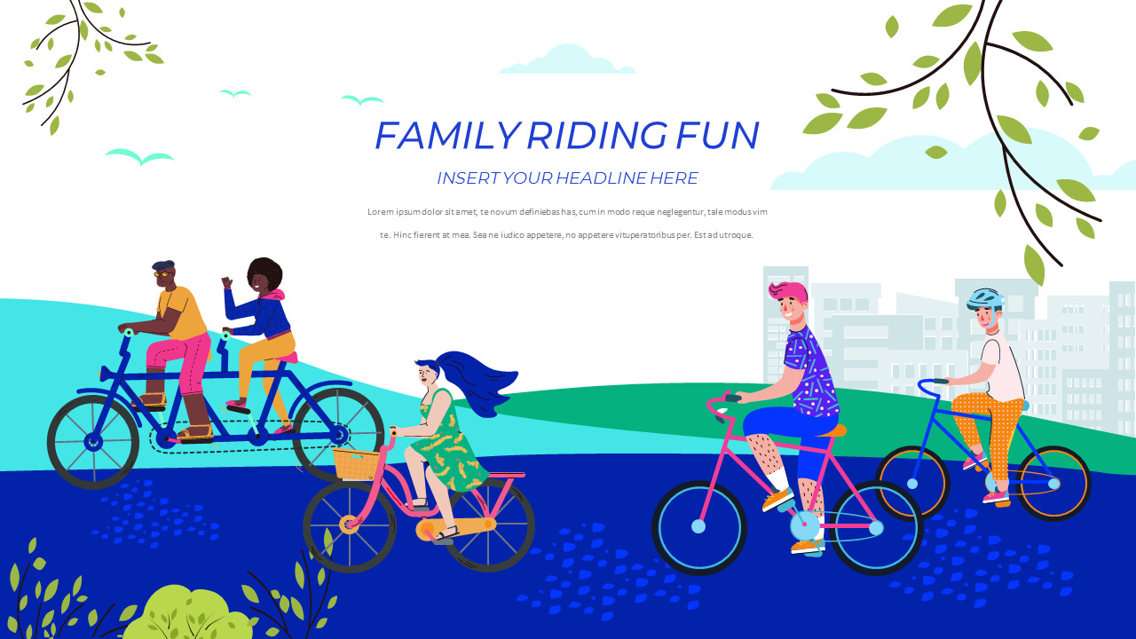 Have a Happy Family Google Slides Presentation