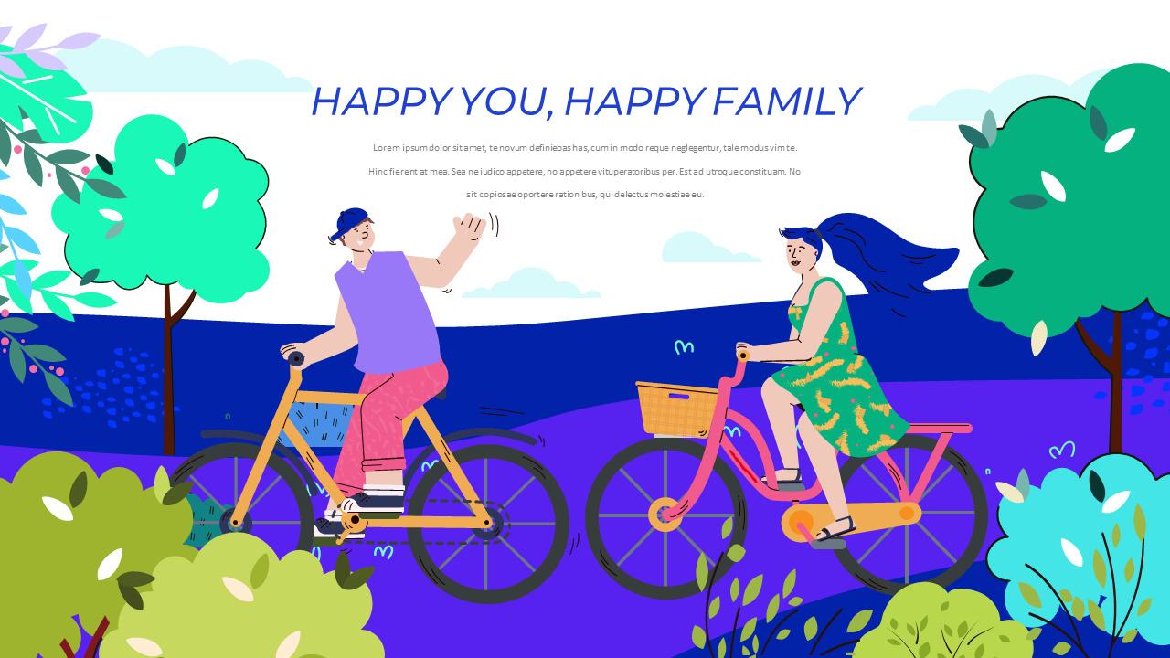 Have a Happy Family Google Slides Presentation