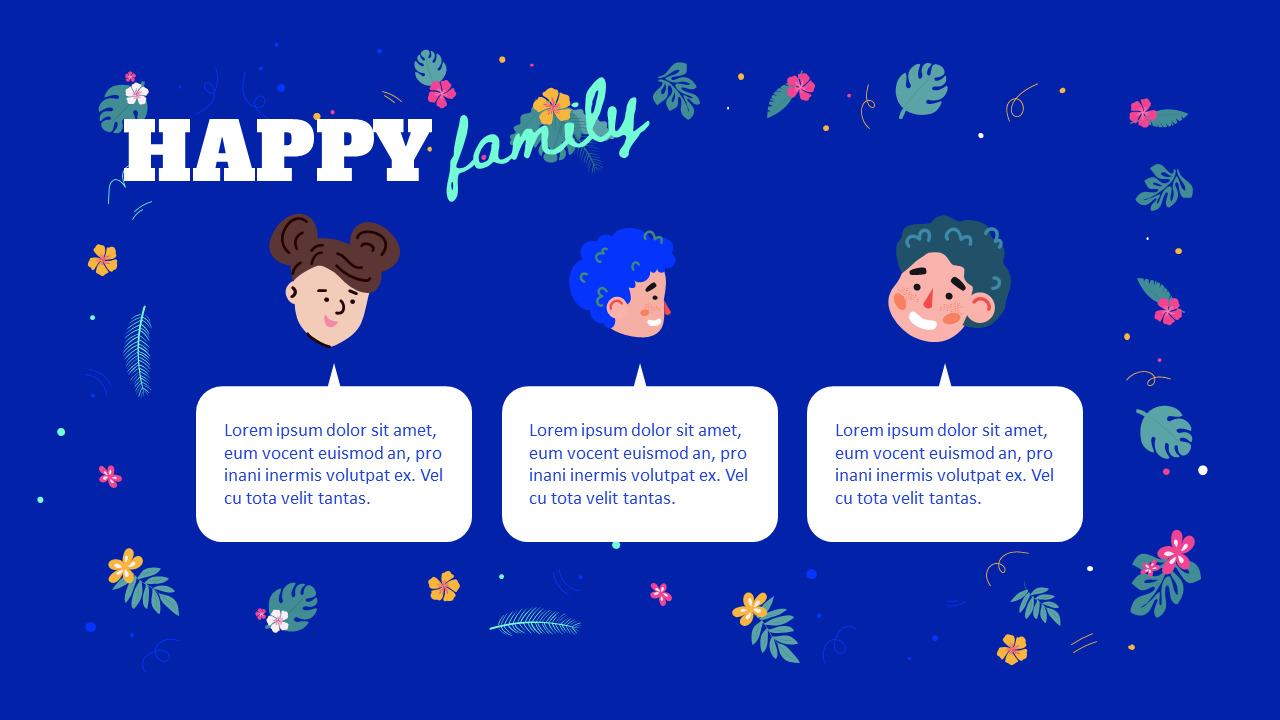 Have a Happy Family Google Slides Presentation