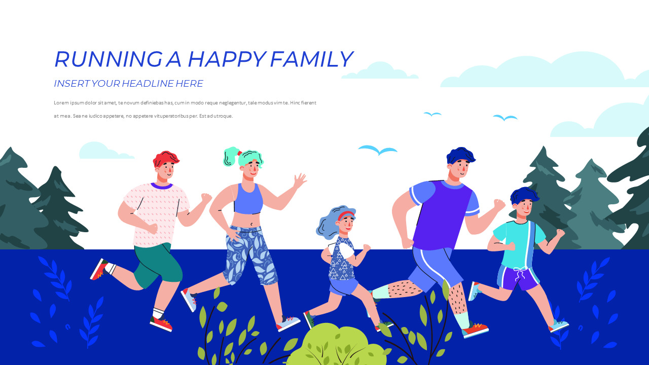 Have a Happy Family Google Slides Presentation