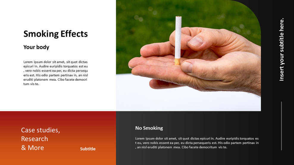 No Smoking Google Slides Templates|Lifestyle
