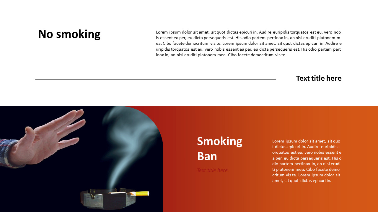 No Smoking Google Slides Templates|Lifestyle