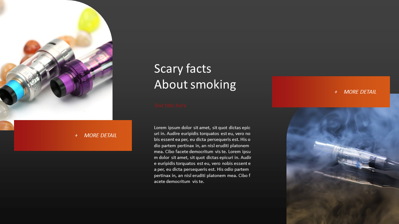 No Smoking Google Slides Templates|Lifestyle
