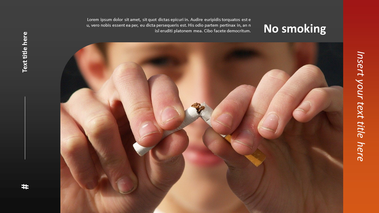 No Smoking Google Slides Templates|Lifestyle
