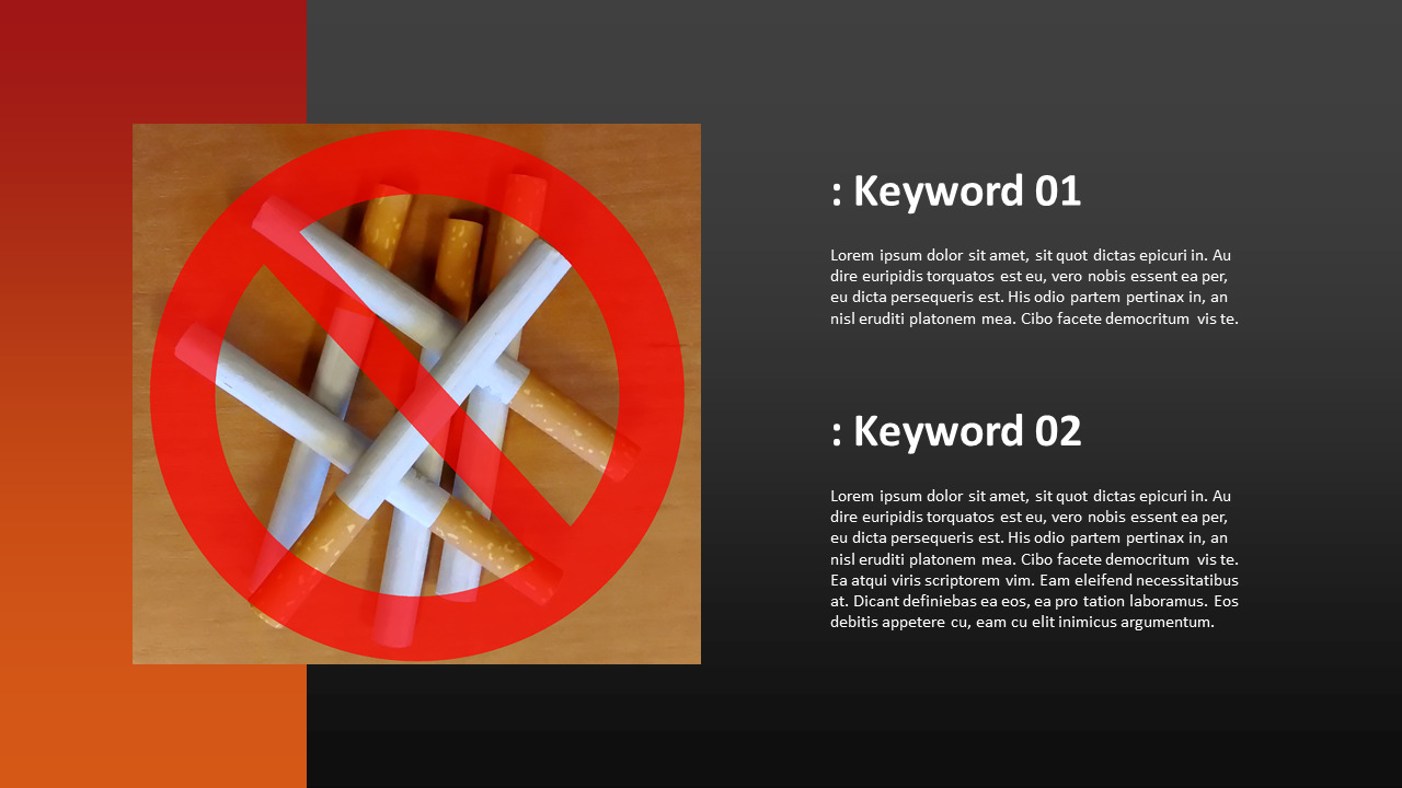 No Smoking Google Slides Templates|Lifestyle