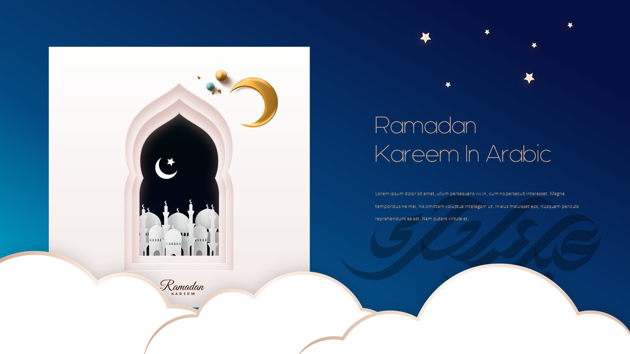 Ramadan Kareem Presentation PowerPoint Templates Design