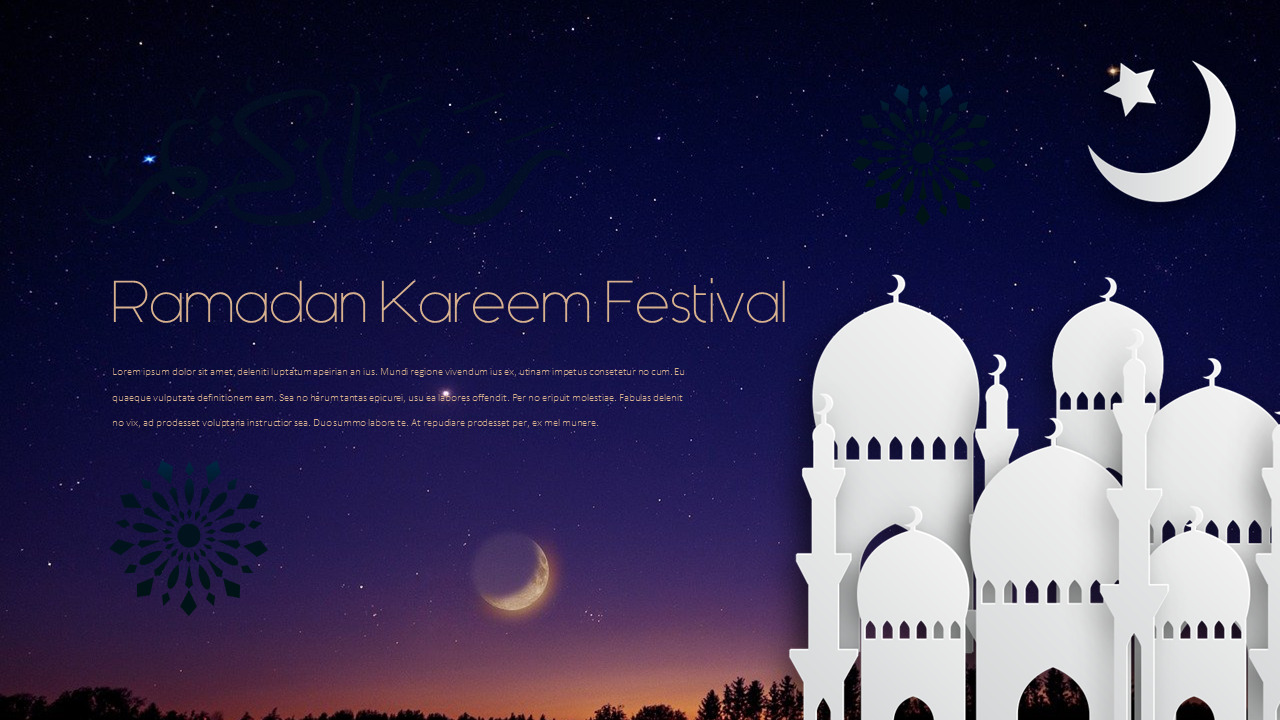Ramadan Kareem Presentation PowerPoint Templates Design