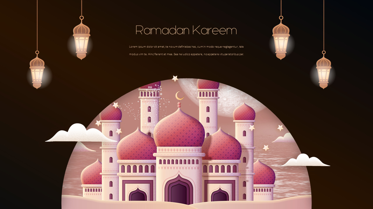 Ramadan Kareem Presentation PowerPoint Templates Design