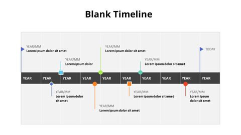 blank timeline template