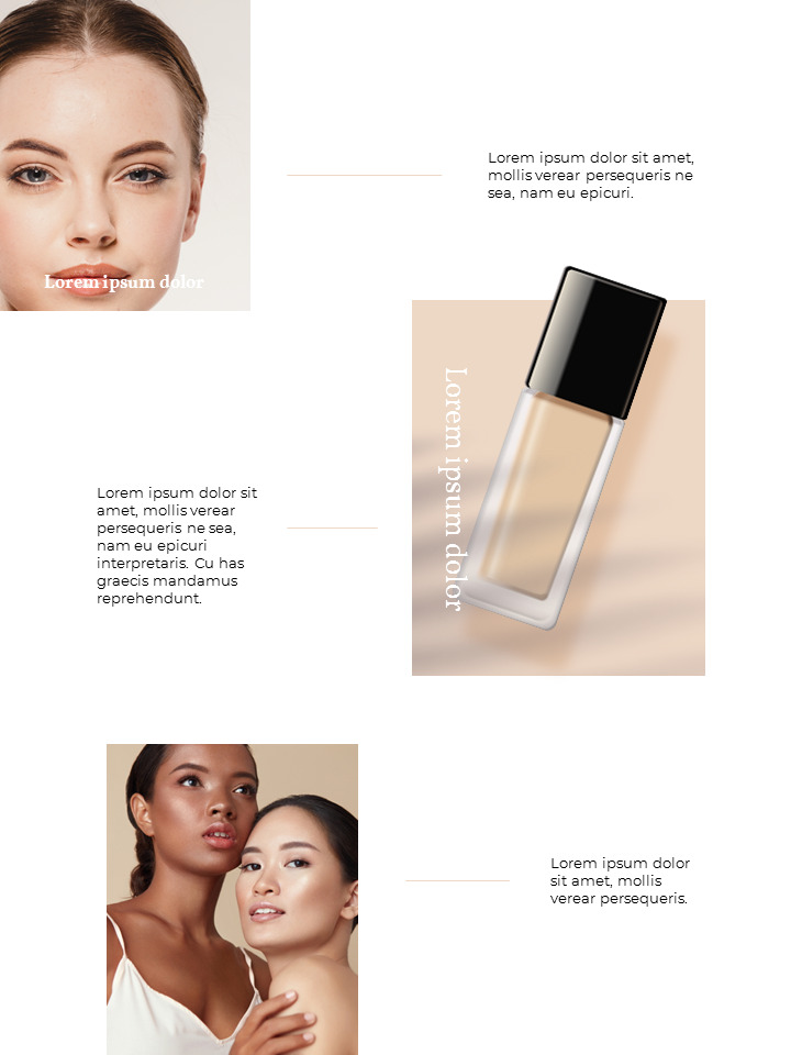 Cosmetic Brand Beauty Theme Google Slides Templates for Your Next ...