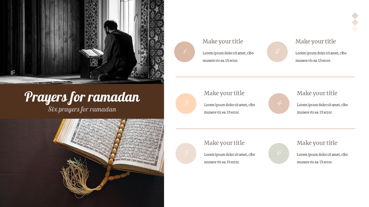 The Month of Ramadan team presentation template|Lifestyle|Google Slides