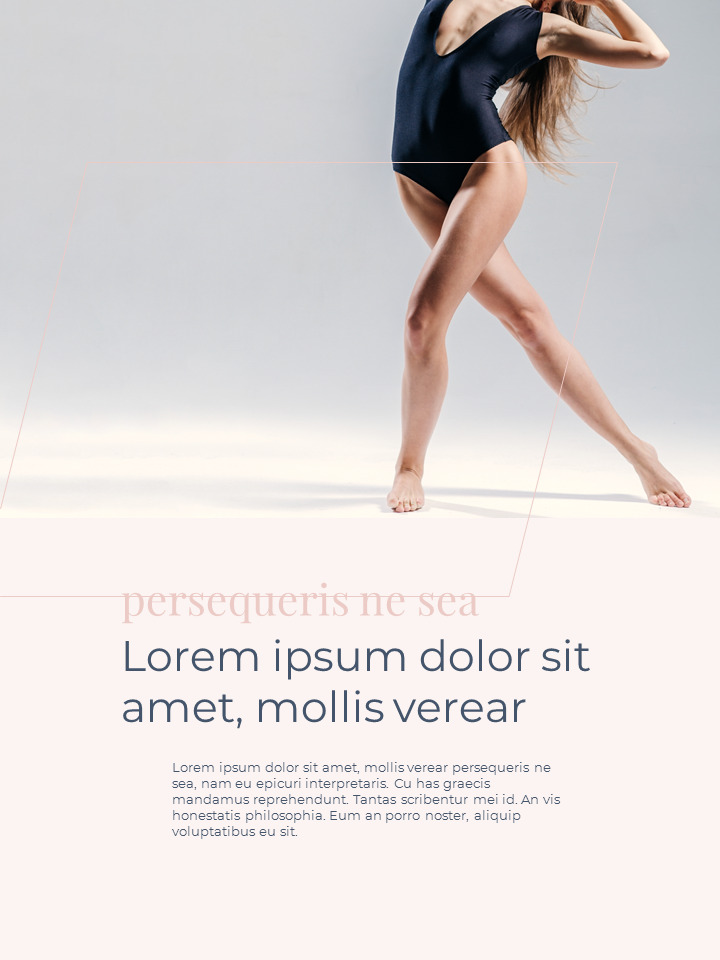 Dance Theme Vertical Poster Presentation Templates