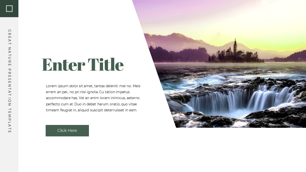 Great Nature Google Slides Template Diagrams Design|Lifestyle