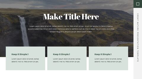 Great Nature slide template|Lifestyle|PPT
