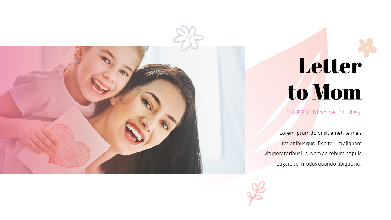 Happy Mothers day Simple Slides Design