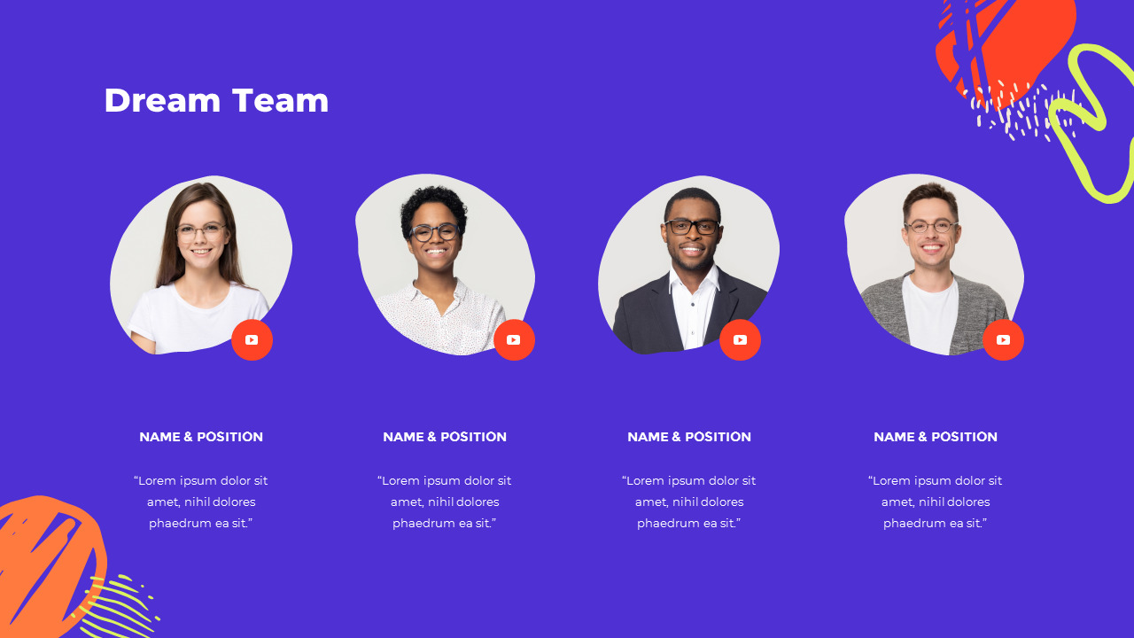 Abstract Background Pitch Deck Design startup pitch deck ppt